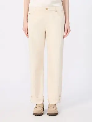 Max Mara Cotton Bull Denim Trousers
