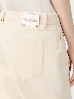 Max Mara Cotton Bull Denim Trousers