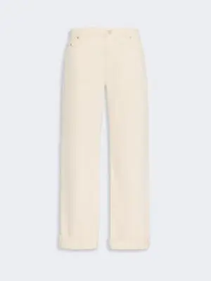 Max Mara Cotton Bull Denim Trousers