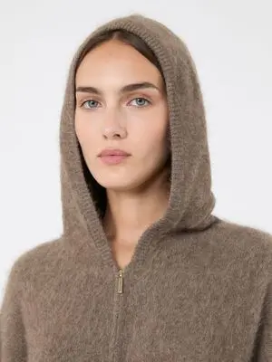 Max Mara Brushed Yak Yarn Cardigan