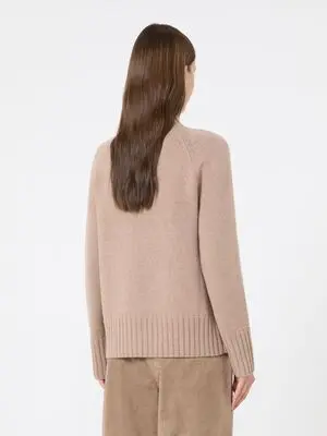 Max Mara Wool And Cashmere Yarn Polo-neck Sweater