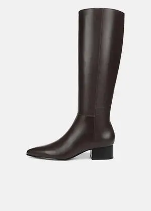 Vince Adan Leather Knee Boot - Ganache