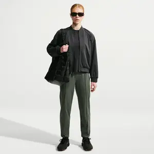 Nike 24.7 Perfectstretch Dri-fit Uv Protection Oversized Bomber Jacket - Black