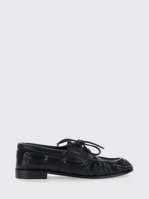 Saint Laurent Leather Loafers - Black