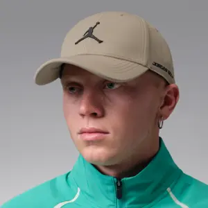 JORDAN Club Dri-fit Structured Golf Hat - Brown