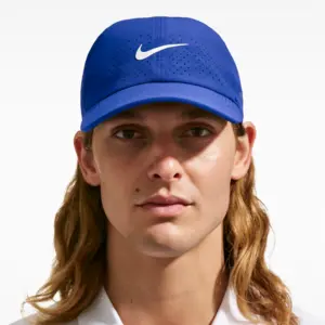 Nike Dri-fit Adv Club Unstructured Tennis Cap - Blue