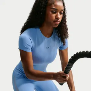 Nike Universa Mesh Short-sleeve Top - Blue