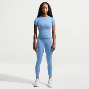 Nike Universa Mesh Short-sleeve Top - Blue