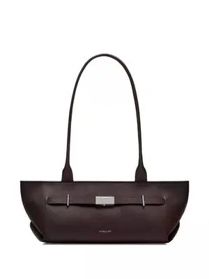 DEMELLIER New York Grained-leather Shoulder Bag - Red
