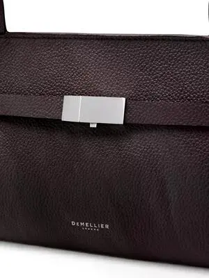 DEMELLIER New York Grained-leather Shoulder Bag - Red