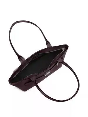 DEMELLIER New York Grained-leather Shoulder Bag - Red