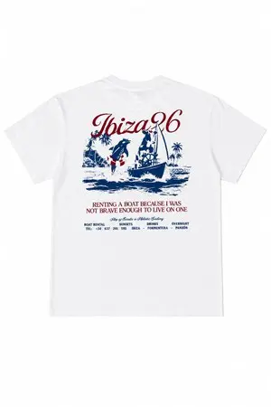 PAR Y ESCALA Ibiza 26 Graphic T-shirt - White