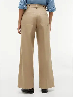Tommy Hilfiger Pleated Wide Leg Chino