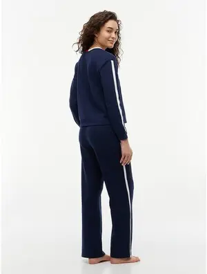 Tommy Hilfiger Cropped Pullover & Pant Sleep Set
