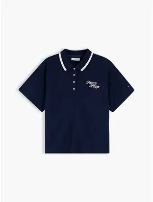 Tommy Hilfiger Relaxed Fit Embroidered Logo Polo Shirt