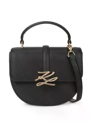 Karl Lagerfeld K/autograph Drop Cross Body Top Handle Bag - Black