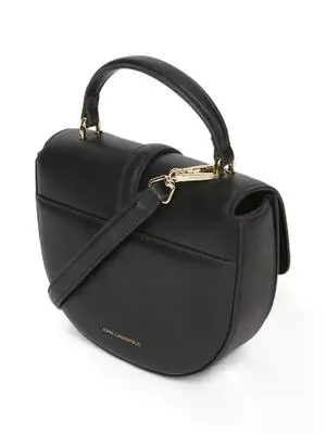 Karl Lagerfeld K/autograph Drop Cross Body Top Handle Bag - Black