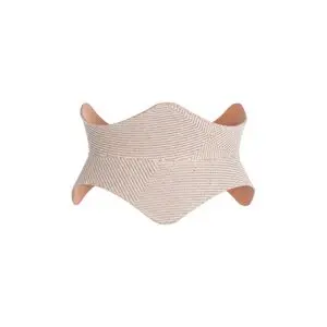 CONCEPTO Leather And Fabric Belt Corset
