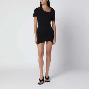 VIVIENNE WESTWOOD Glory Cotton Pique Polo Dress - Black