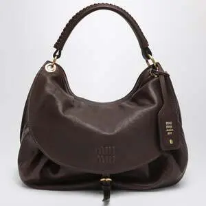 Miu Miu Rendez-vous Bag In Radica Lambskin - Brown
