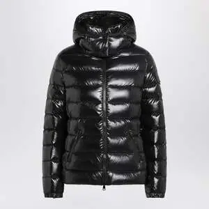 Moncler Bady Down Jacket In Nylon Laque - Black