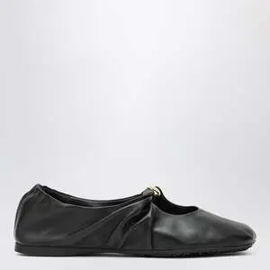 Loewe Nappa Pebble Ballerina - Black