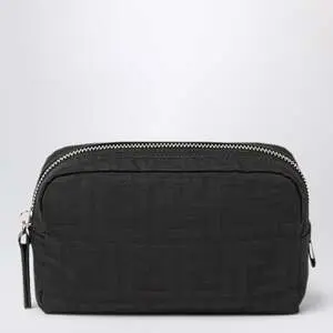 Fendi Superlight Ff Zucca Fabric Small Toiletry Case - Black