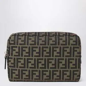 Fendi Superlight Ff Zucca Fabric Medium Toiletry Case - Brown