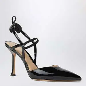 Fendi Patent Calf Leather Slingbacks - Black