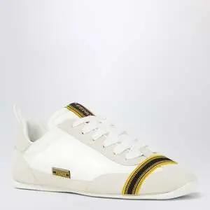 Fendi Wrap Trainers In Suede And Fabric