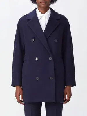Max Mara Coat Navy - Blue
