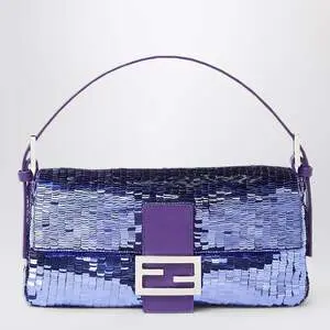 Fendi Baguetteâ® 26424 Sequinned Bag - Purple