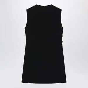 Versace Sleeveless Mini Dress In Stretch Viscose Cady