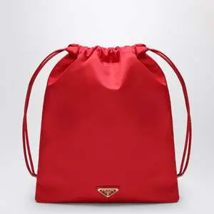 Prada Wish Pouch In Re-nylon - Red