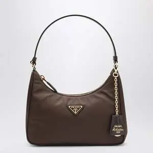 Prada Re-edition 2005 Bag In Re-nylon And Saffiano - Brown