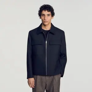 Sandro Patch Pocket Zip-up Jacket