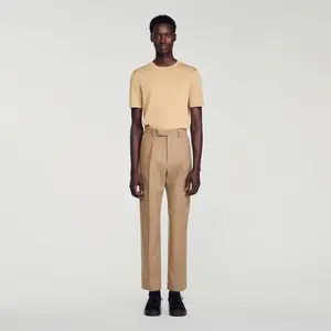 Sandro Wide-leg Wool Suit Trousers