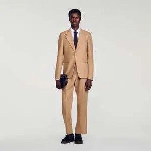 Sandro Loose Wool Suit Jacket