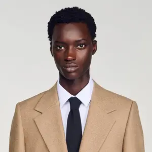 Sandro Loose Wool Suit Jacket
