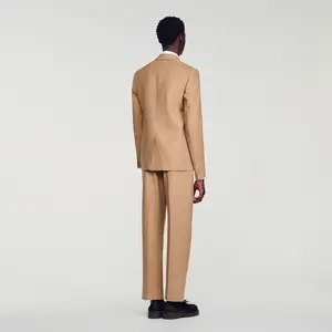 Sandro Loose Wool Suit Jacket