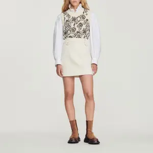 Sandro Straight Short Skirt