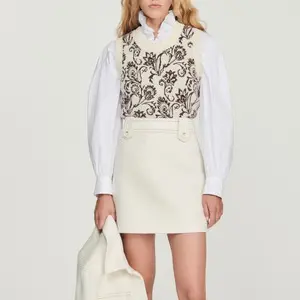 Sandro Straight Short Skirt