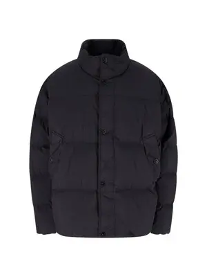 Stone Island Zip Jacket Crinkle Reps Ny - Black