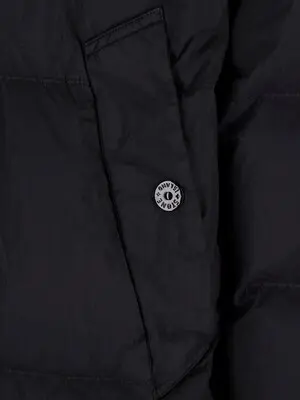 Stone Island Zip Jacket Crinkle Reps Ny - Black
