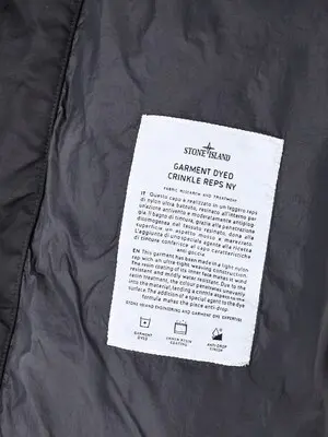 Stone Island Zip Jacket Crinkle Reps Ny - Black