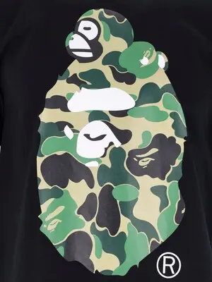 A BATHING APE T-shirt "camo Milo - Black
