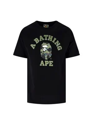 A BATHING APE T-shirt "1st Camo College - Black