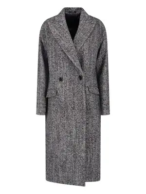 Tagliatore Wool Coat "linden - Black