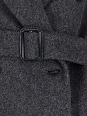 Tagliatore Double-breasted Coat "jole - Gray