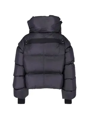 Rick Owens Cropped Down Jacket With Maxi High Collar